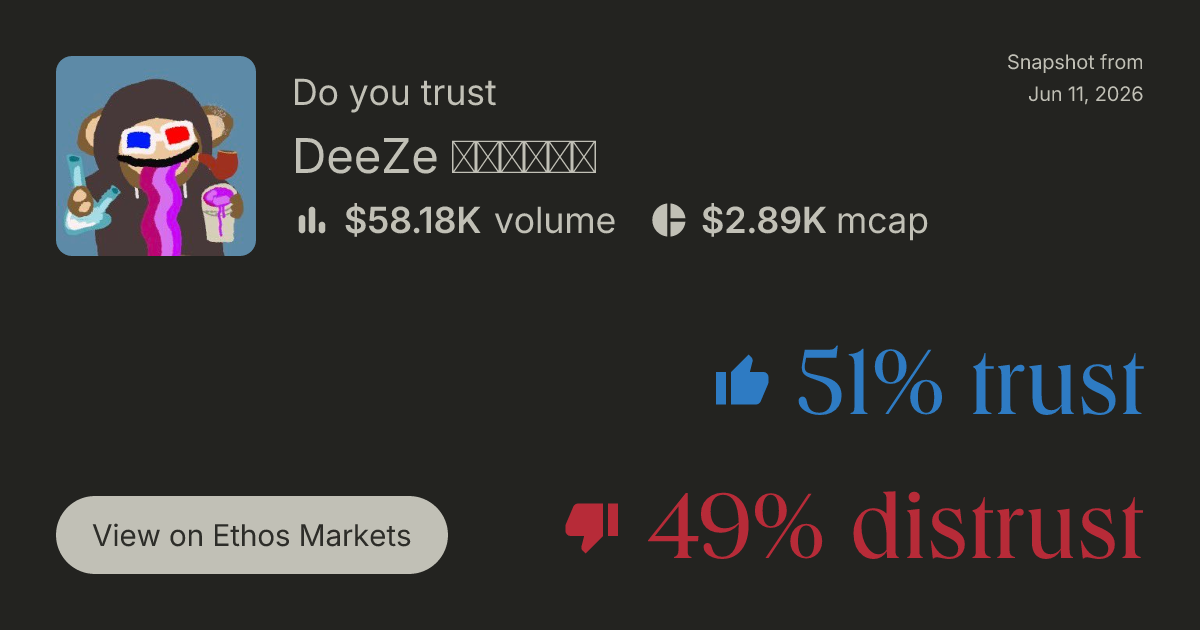 Do You Trust DeeZe ⛳🏌️‍♂️?